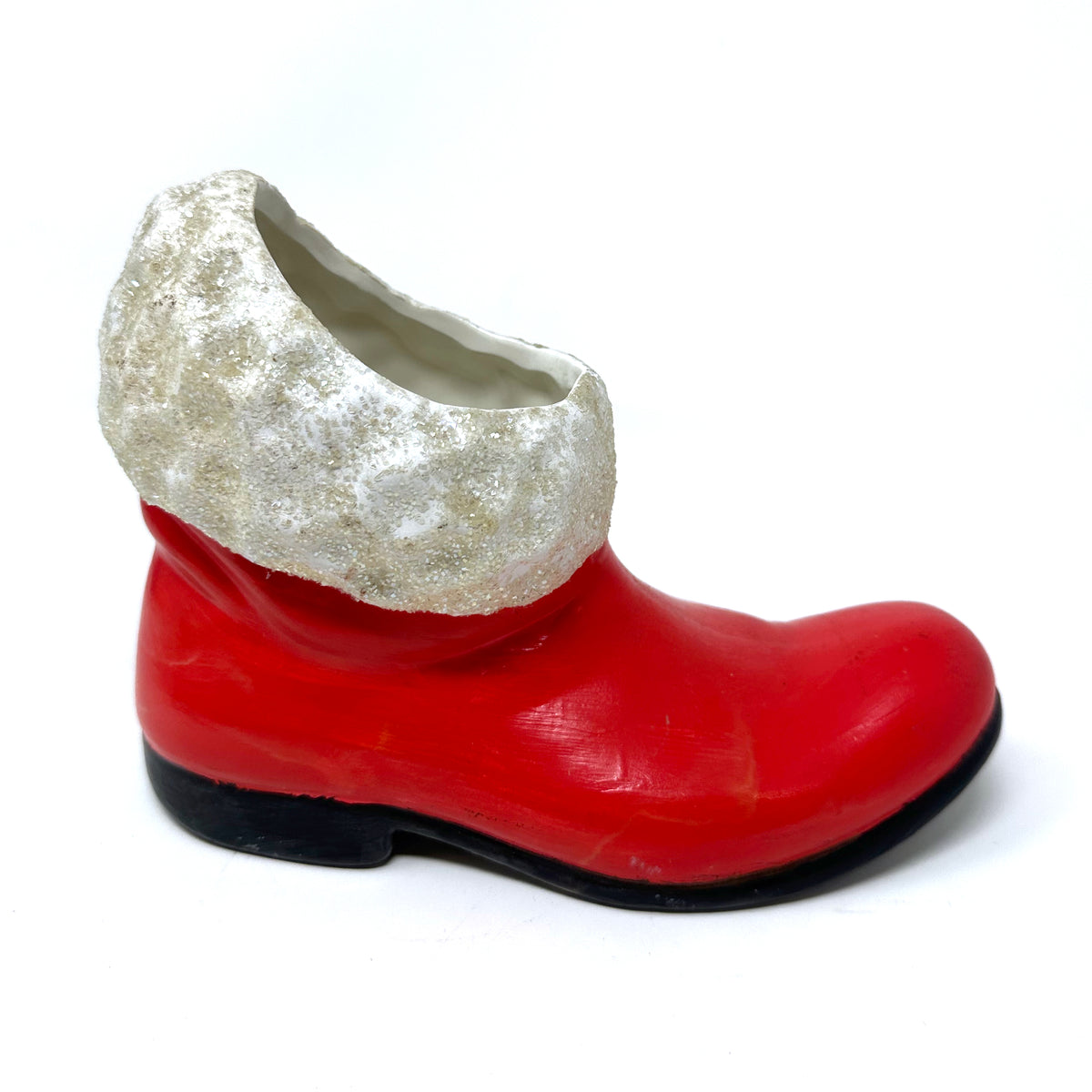 CERAMIC SANTA BOOT PLANTER – Old Flame Candle Co