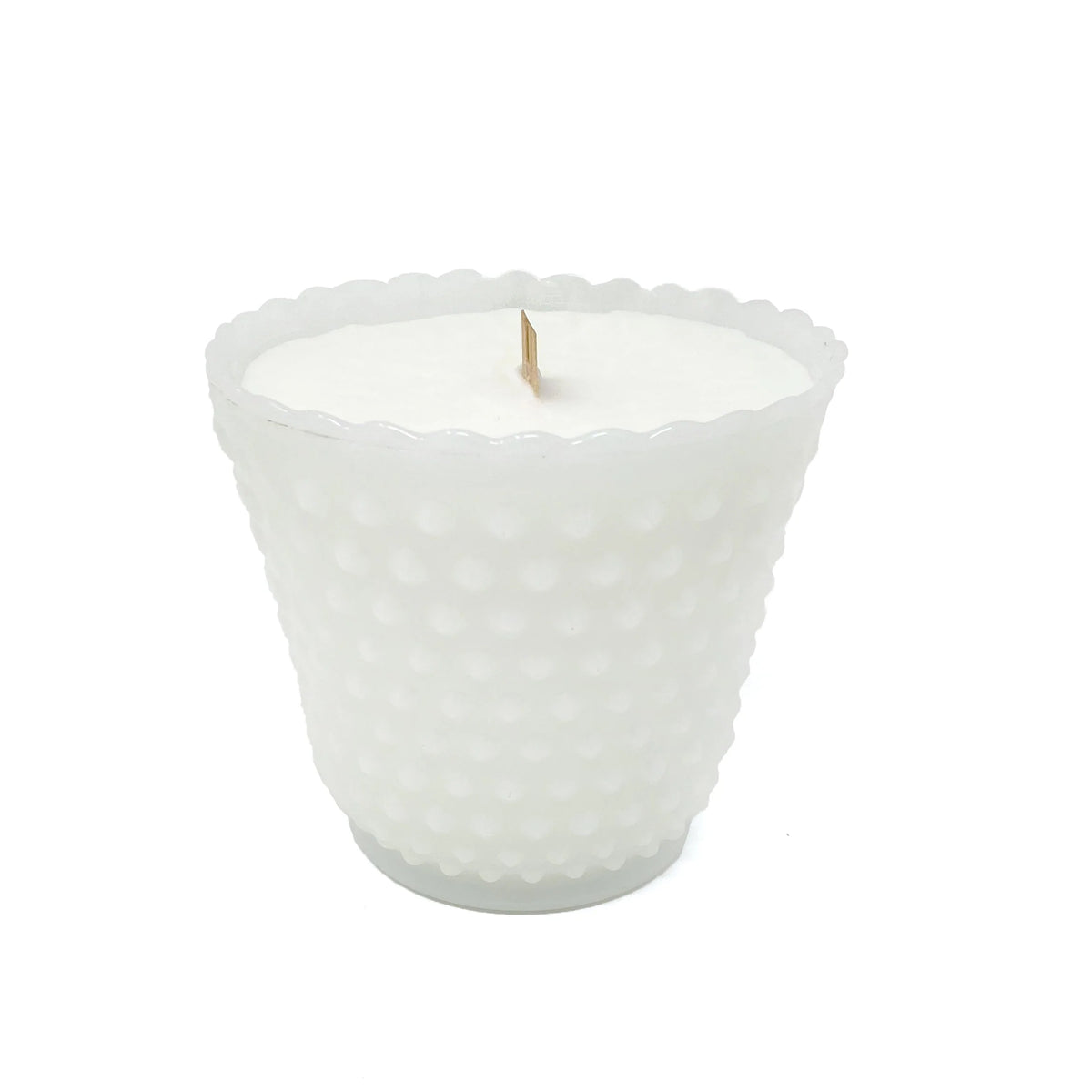 Amelia | Milk Glass Candle | Old Flame Candle Co